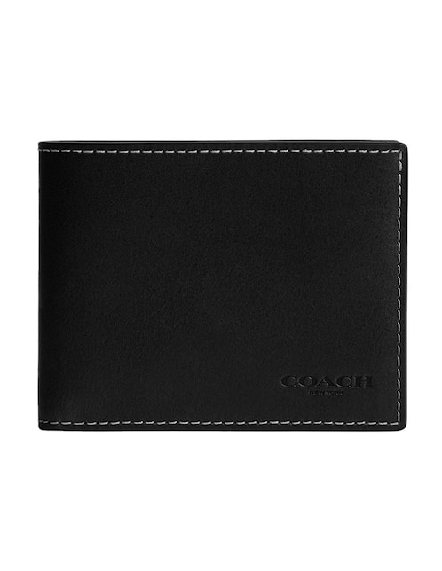 Cartera Coach Natural Grain Leather para hombre 1