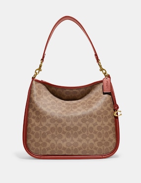 Bolsa shoulder Coach Coated Canvas Signature para mujer