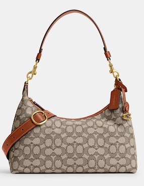 Bolsa shoulder Coach Signature Jacquard para mujer