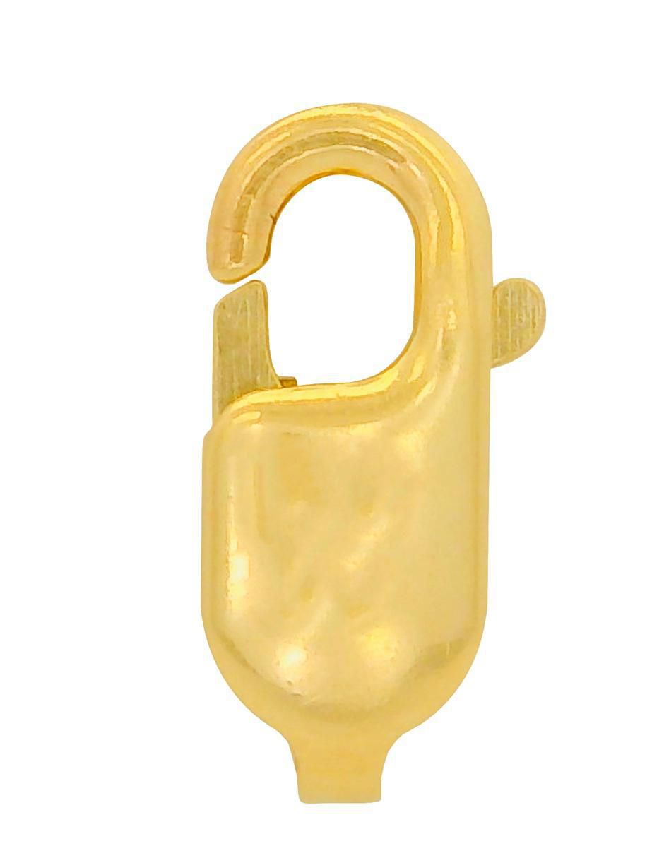 Broche Horoz de oro ovalado